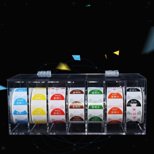 Sticker Roll Holder Acrylic Label Dispenser for Office Restaurants ...
