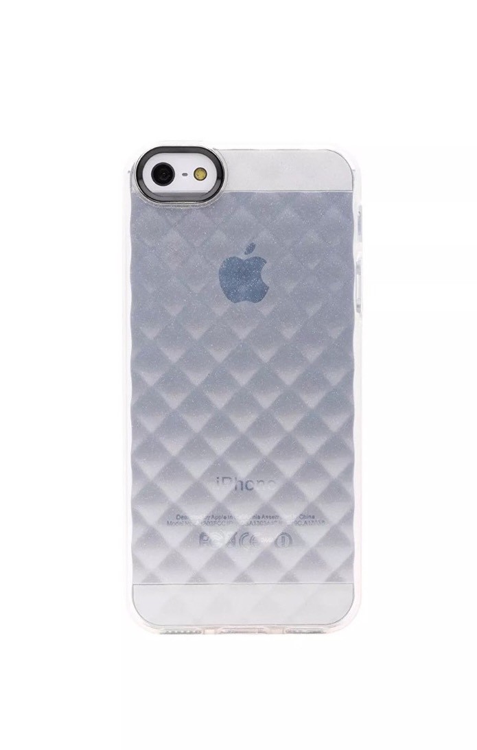 Iphone 5c Clear Glitter Case