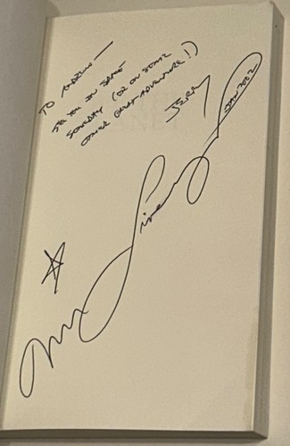 SIGNED Jerry Linenger OFF THE PLANET Autograph SC/SB Personalized ...