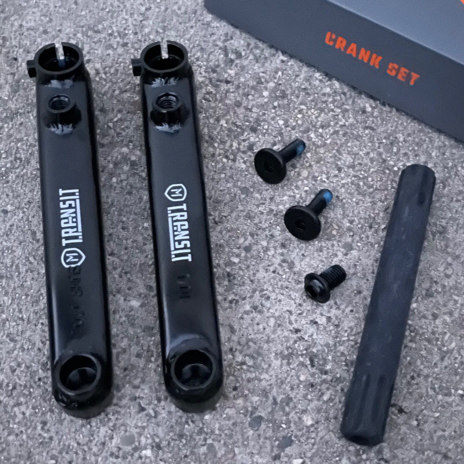 MISSION TRANSIT V2 CRANK 3 PIECE BMX CRANKS FIT CULT SUBROSA KINK ...