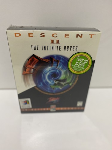 Descent II: The Infinite Abyss Pc CD-rom Big Box Game New Sealed | eBay