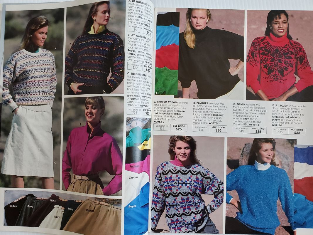1986 Chadwick's of Boston catalog ELLE MacPherson Nancy DeWeir Martha ...