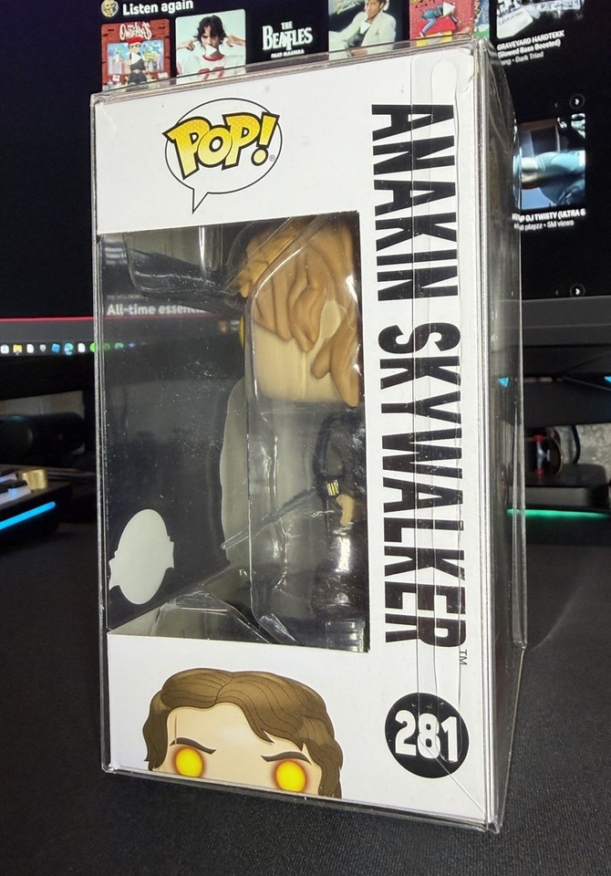 Funko Pop! Star Wars Anakin Skywalker (Dark Side) #281 SE + Protector ...