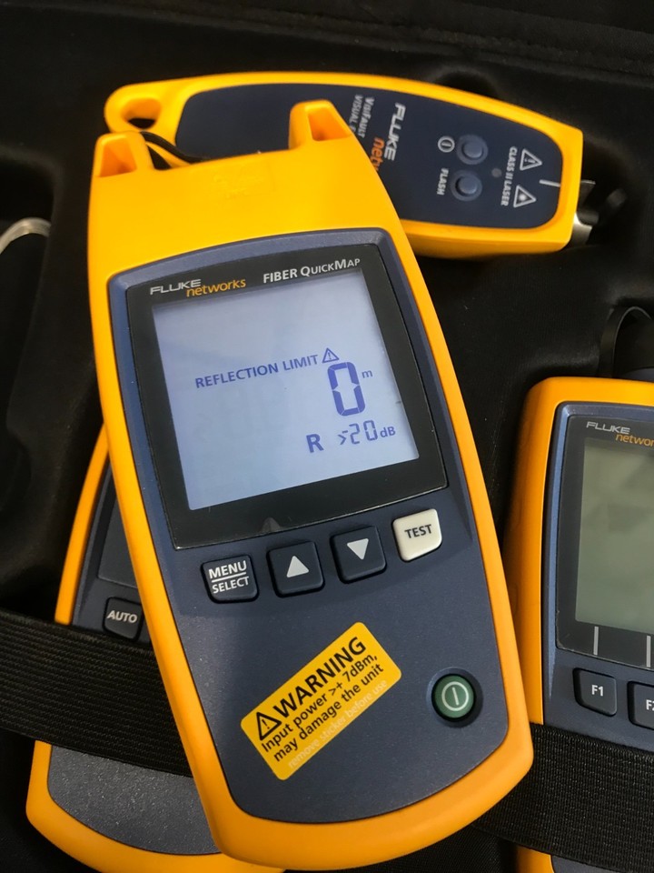 Fluke FTS1100 Fibre Optic Test Kit Fluke Networks SimpliFiber | eBay UK