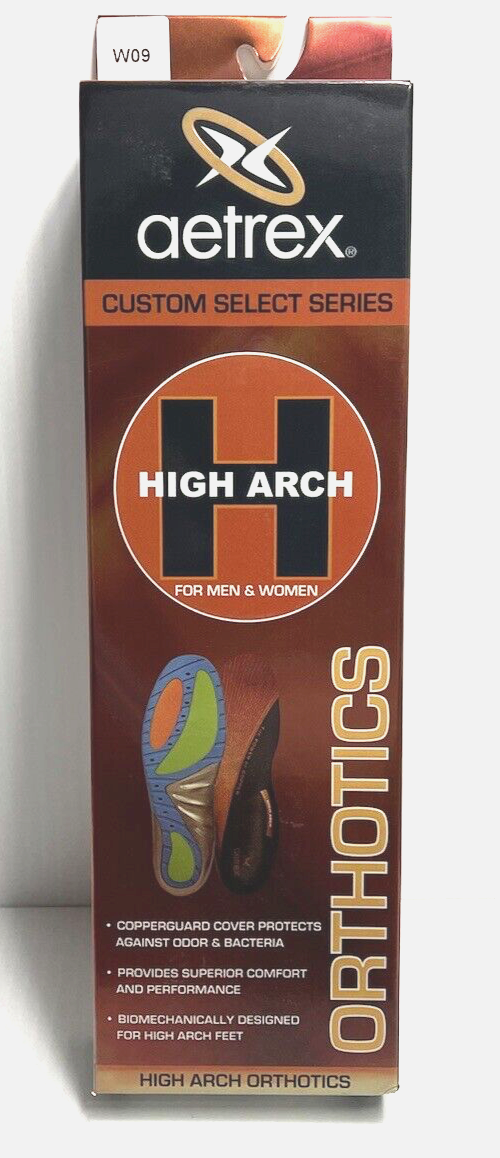 Aetrex Custom Select Series High Arch Women Size 9 Foot Insoles ...