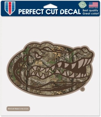NCAA Florida Gators Wincraft Camouflage 8" x 8" Perfect Cut Decal | eBay
