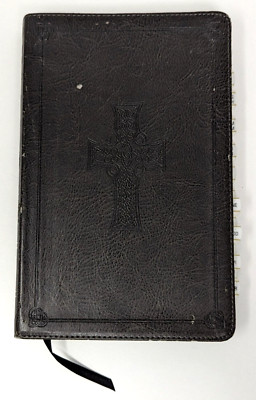 ESV Thinline Bible TruTone Celtic Cross Design Black Leather Lovingly ...