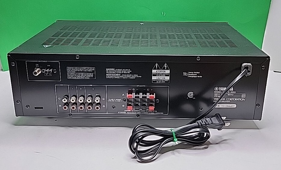 Yamaha R-S201 Natural Sound Receiver AM/FM Stereo - No Remote. | eBay