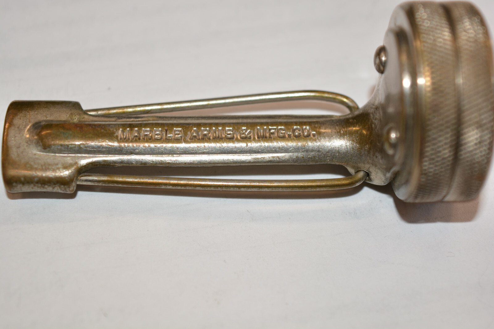 MARBLES ARMS & MFG. CO COMPASS. ORIGINAL MARBLE BRASS COMPASS. LAPEL ...