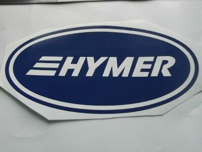 HYMER CARAVAN MOTORHOME OVAL STICKERS DECAL DIFFERENT COLOURS | eBay