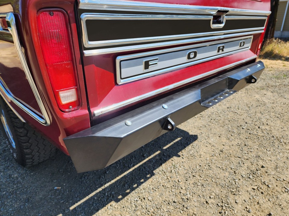 1964-1979 Ford F100 F150 F250 Rear Steel Bumper | RAW STEEL | 8 in ...
