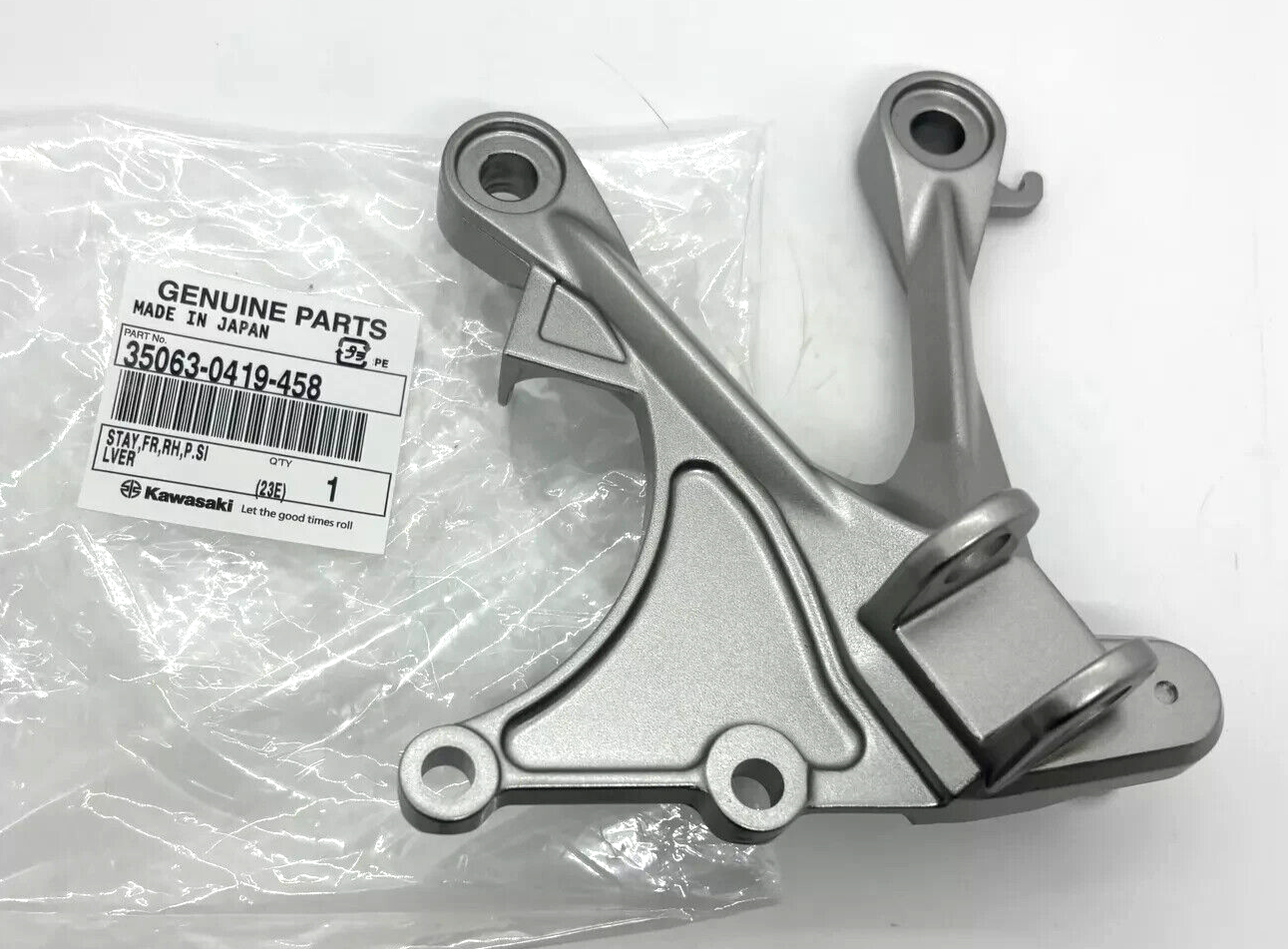 KAWASAKI Genuine ZX6 ZX6R Right Rear Set Brake Mount Bracket 35063-0419 ...