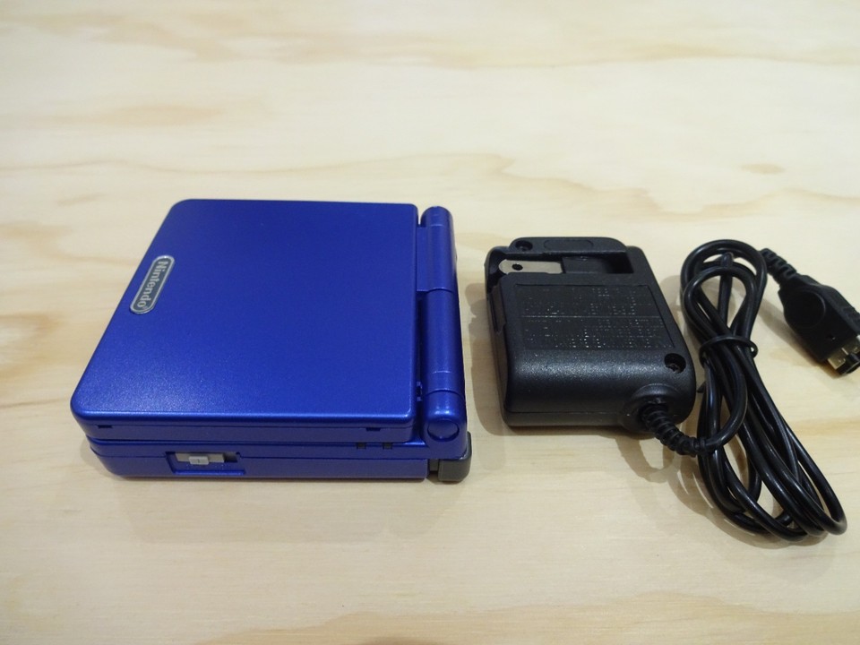 Nintendo Game Boy Advance GBA SP Cobalt Blue System AGS 101 Brighter ...