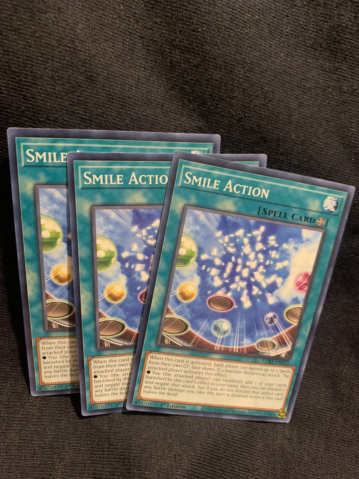 Yugioh x3 Smile Action LDS3-EN133 Common 1st Edition | eBay