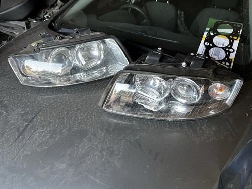Audi A4 Headlights B6 2004 Nearside & Offside | eBay UK