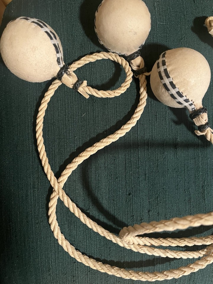Vintage Authentic Native American Rawhide 3 Ball Hunting Bolas. | eBay