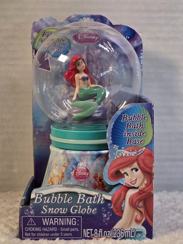 Disney Little Mermaid Ariel Bubble Bath Glitter Globe 8fl Oz. New In ...