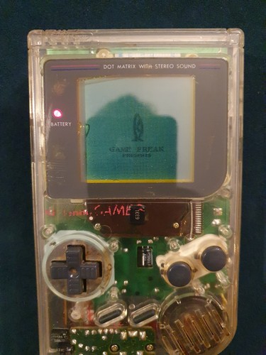 Nintendo Gameboy Original DMG-01 Handheld Console Clear Transparent ...