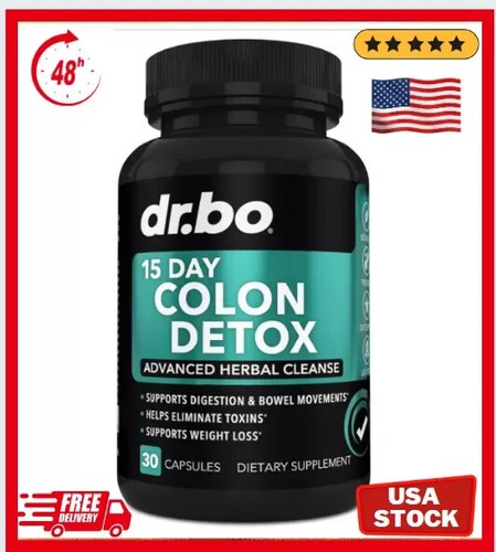 Colon Cleanser Detox for Weight Flush - 15 Day Intestinal Cleanse Pills ...