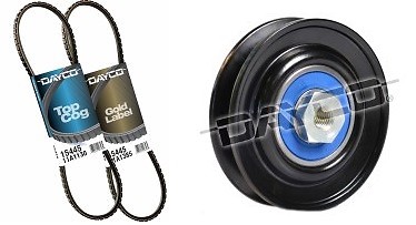 Dayco Pulley + Belts FOR Mitsubishi Triton ML 3.2L 07/06-08/09 4M41 ...