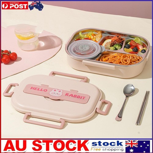 Stainless Steel Rabbit Bento Box for Lunch (5 Grids Lunch Box) | eBay
