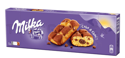 Milka Cake & Choc Fluffy Cupcake with Alpine Chocolate Filling 175g 6 ...