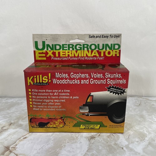 Manning Products Underground Exterminator Moles Gophers Skunks Car Exhaust SAFE | eBay
