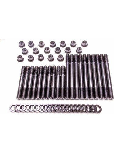 Ford Cylinder Head Stud Kit 1/2 in Studs 12 Point Nuts Chromoly B (M ...