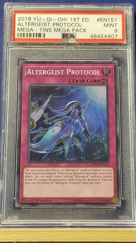 Altergeist Protocol - 2018 Yu-Gi-Oh 1st Edition Mega Tins Mega Pack PSA ...