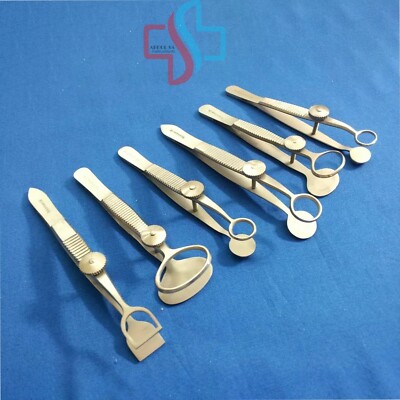 New O.R Grade Chalazion Forceps Surgical Dermal Ophthalmic 6 Pcs ...