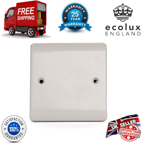 Single Gang Blanking Plate 1 Gang 1G Light Switch Plug Wall Socket ...