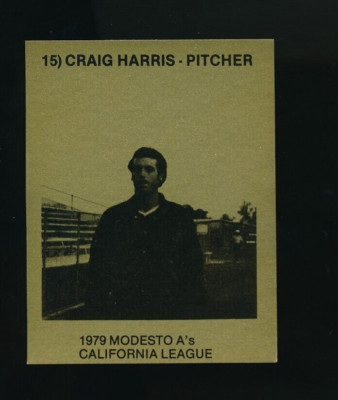 1979 Caruso Modesto A's Craig Harris super super tough | eBay