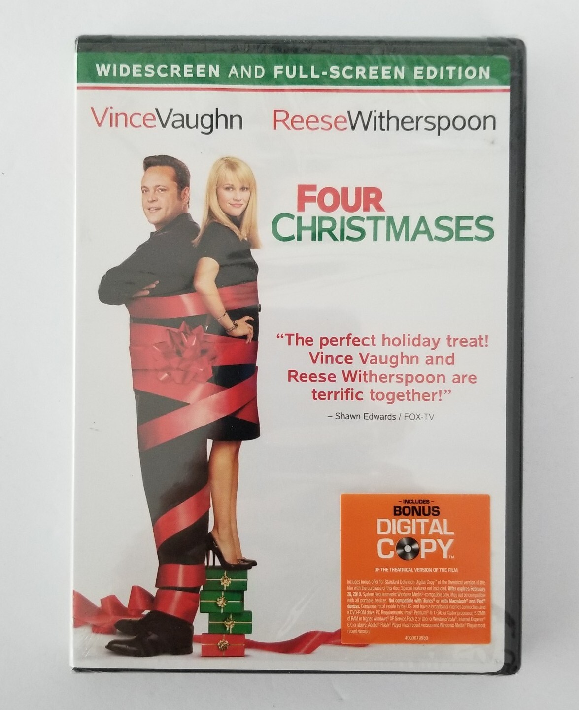 Four Christmases (DVD) - Vince Vaughn Reese Witherspoon - NEW ...