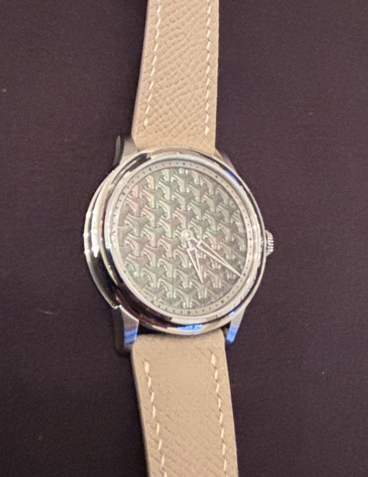 SELTEN JUI limited edition Tahitian Black Mother of Pearl Guilloché ...