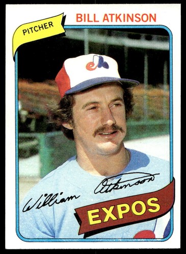 1980 Topps 415 Bill Atkinson Montreal Expos Baseball Card | eBay