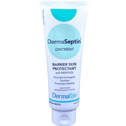 DermaRite 00212 DermaSeptin, Tube Skin Protectant w/Cooling Menthol 4 ...