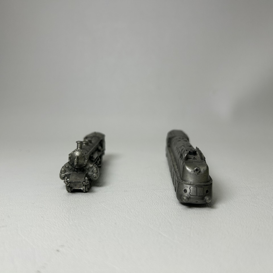 Vintage Pewter Train Collection - 23 Miniature Locomotive Models | eBay
