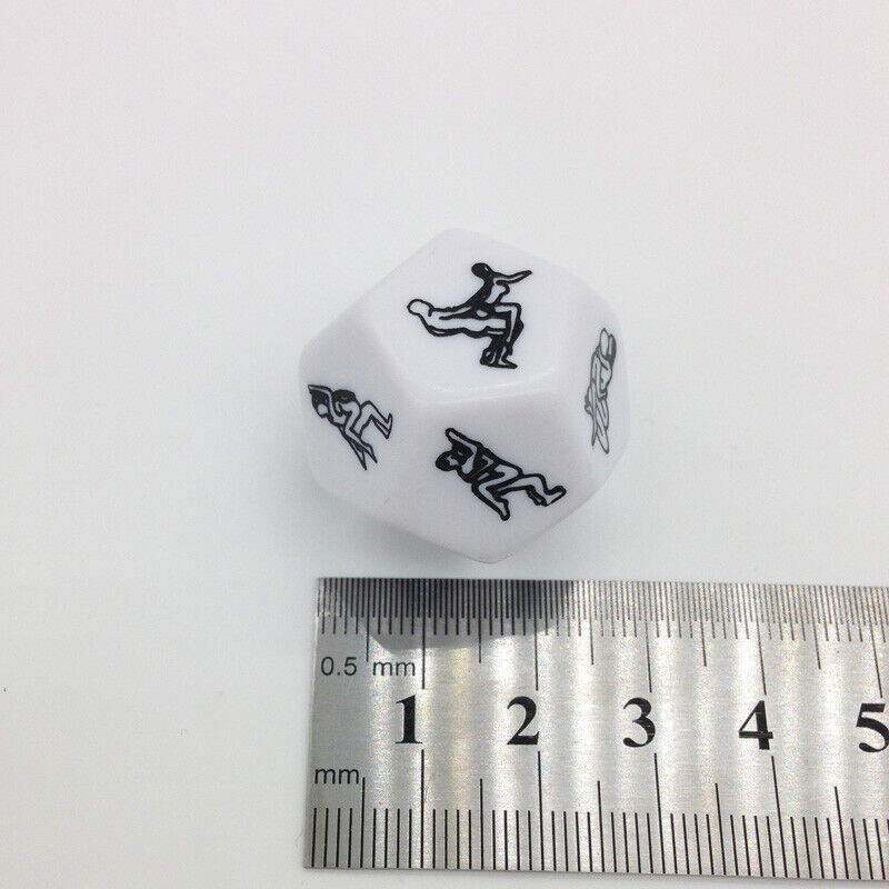 2Pcs 12 Side Sex Position Dice Bachelor Party Adult Couple Lover ...