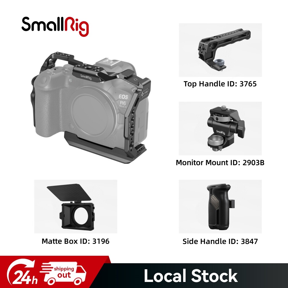 SmallRig R6 Mark II Camera Cage Kit Basic and Adcanced for Canon EOS R6 ...