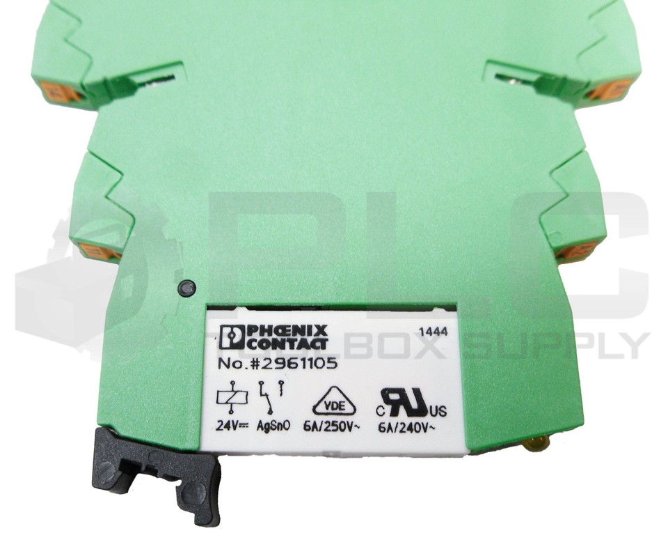 NEW PHOENIX CONTACT PLC-BPT-24UC/21 BASIC TERMINAL BLOCK 2900446 W ...
