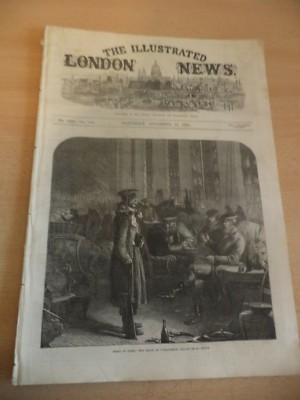 ILLUSTRATED LONDON NEWS OLD ANTIQUE 1800s MAGAZINE 1870 siege metz ...