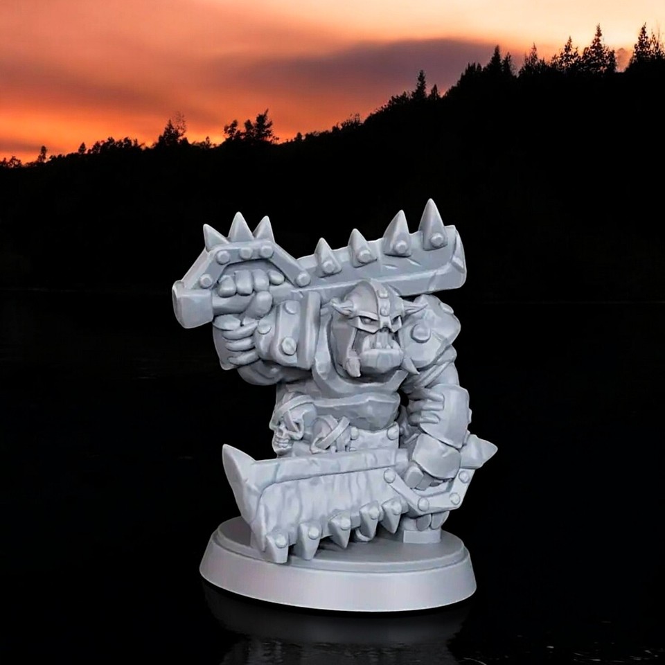 Orc Army Miniature Orc Boyz DnD War Games RPG Tabletop 3pc Set | eBay