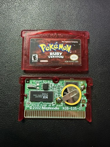 Pokémon: Ruby Version (Game Boy Advance, 2003) Authentic, Working ...