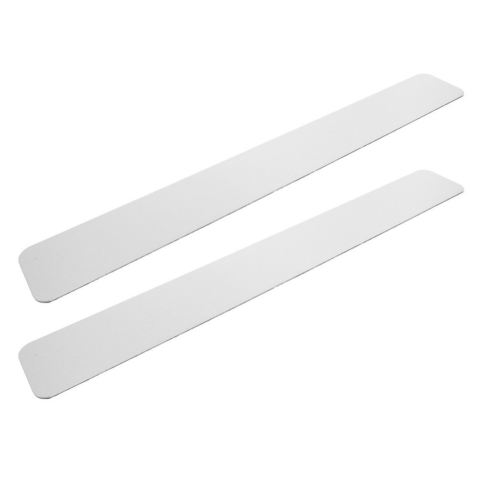 2Pcs Bulletin Board Phone Strips Metal Strip Wall Metal Strip Back ...