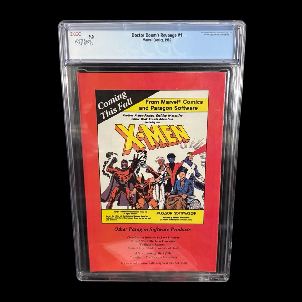 Doctor Doom's Revenge : CGC 9.0 Paragon Software 1989 Marvel Comics ...