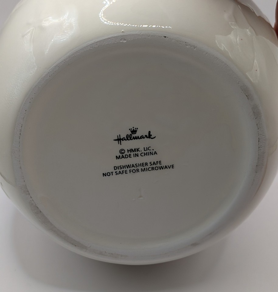 Hallmark "Mittens & Snowflakes" Pattern Holiday Cookie /Snack Jar ...