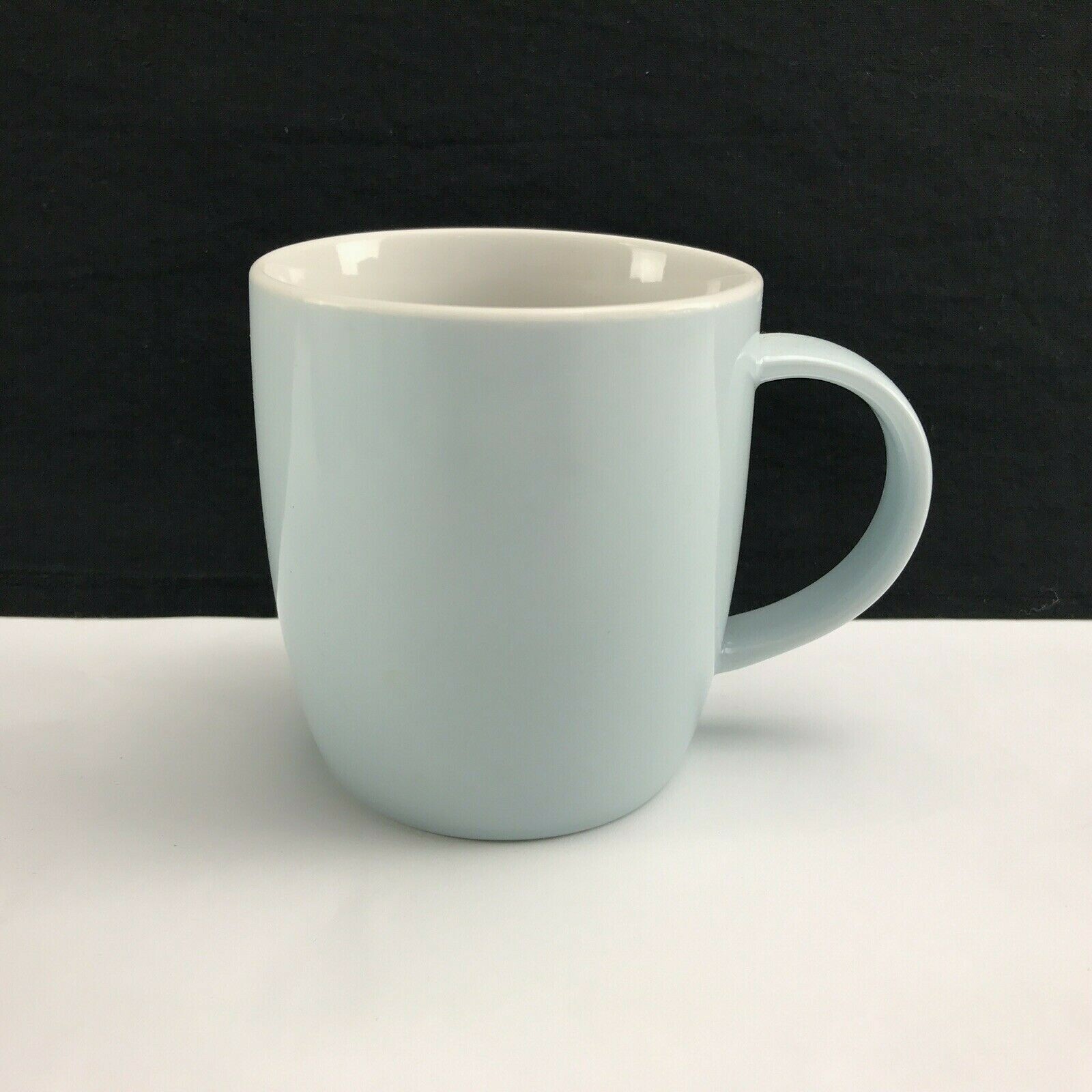 Marie Claire Paris VISTA Light Blue Coffee Mugs Cups Stackable *Made in ...