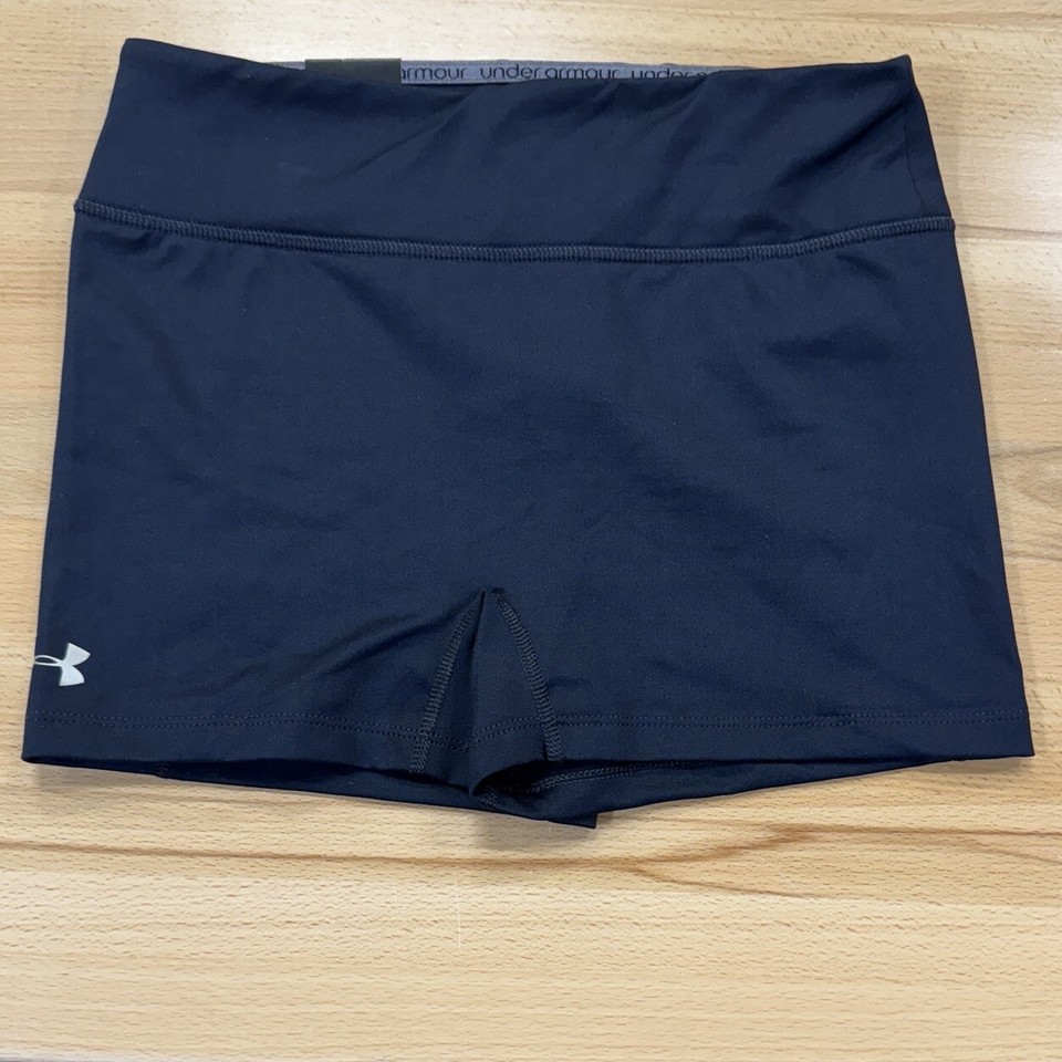 Under Armour Heat Gear Team Shorty Shorts L Black 3" Inseam Compression ...