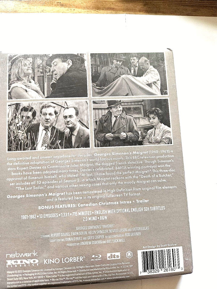 MAIGRET (BBC RUPERT DAVIES ) - SEASON 2 2022 3 DISC BLU RAY SEALED ...