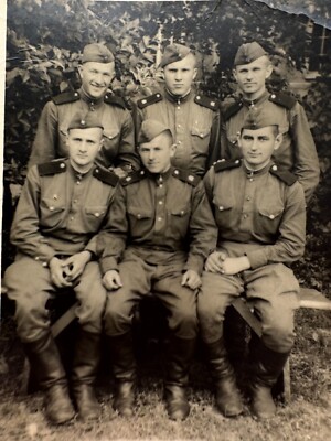 Handsome Guys Soldiers Affectionate Attractive Young Men Army USSR ...